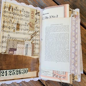 Lovely Grungy Single-signature Junk Journal - Handmade Must-see Shabby ...