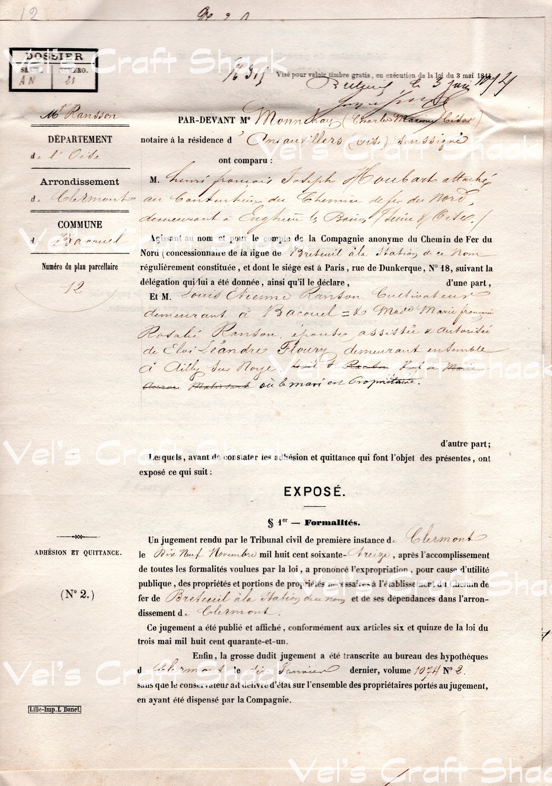 Gorgeous 1870s French Legal Documents - 16 Digital Downloads! Must See ...