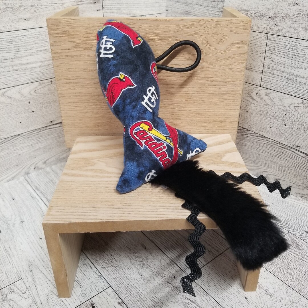 Cat & Kitten Toy Stuffed Fish Handmade St. Louis Cardinals Team Fabric ...