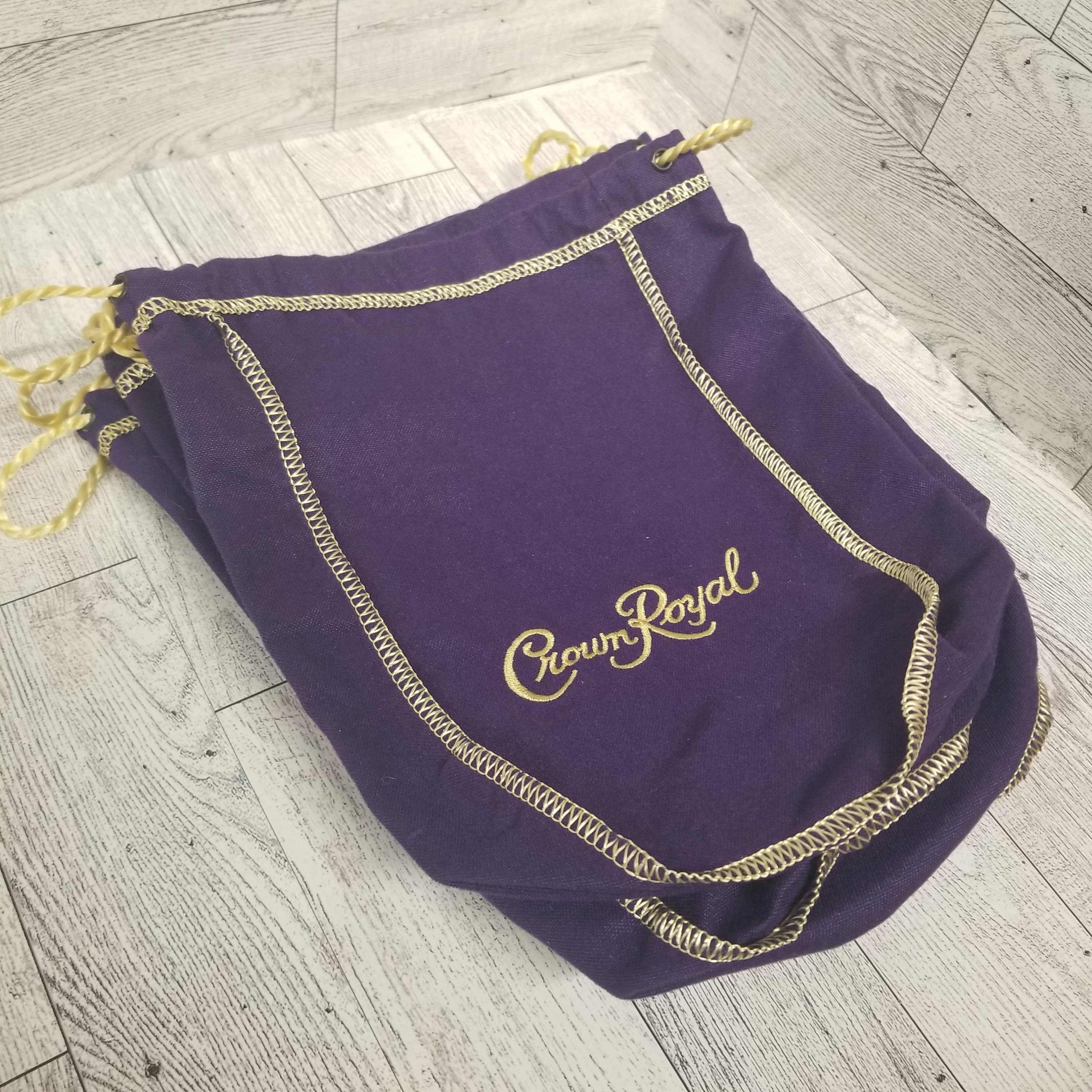 Crown Royal Purple Bag 9 With Draw String 750ml Cloth - Etsy