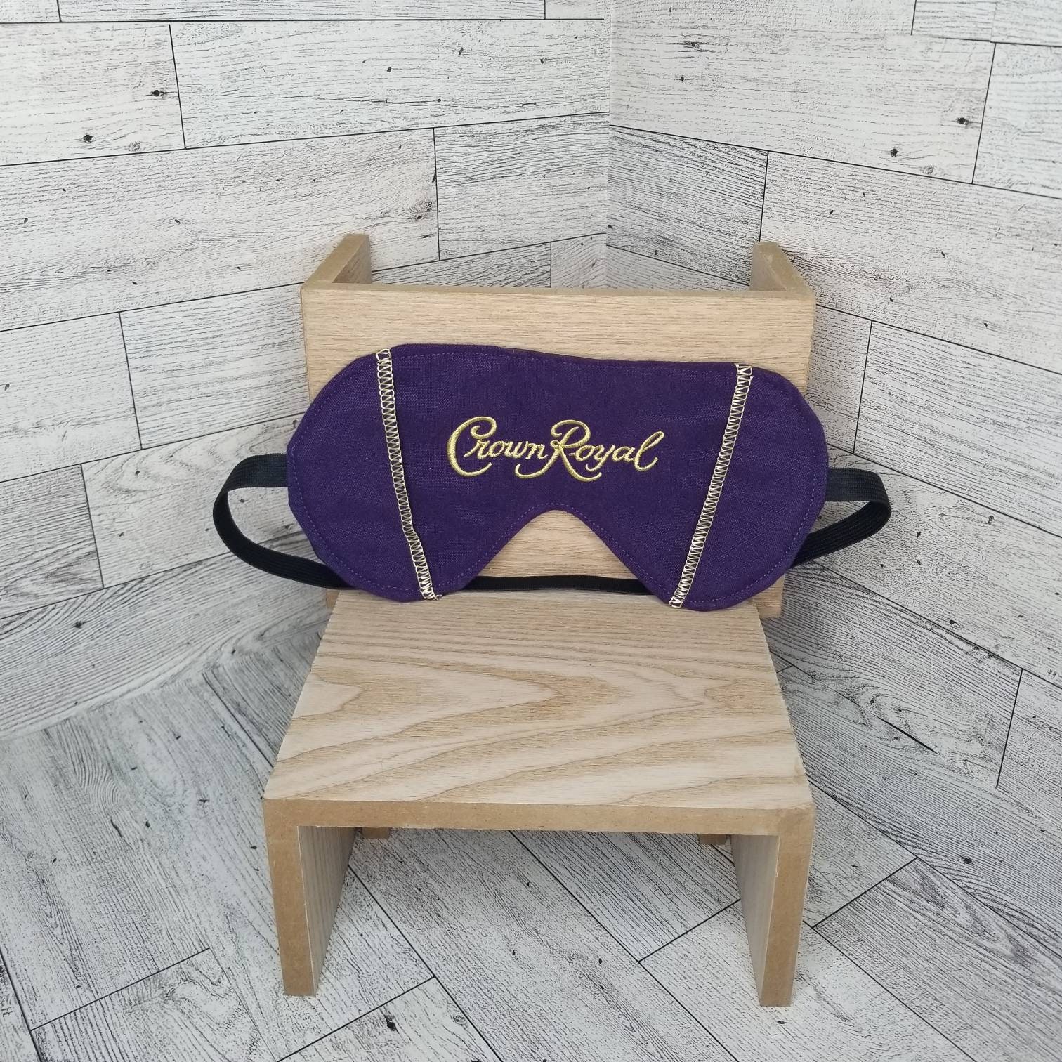 Crown Royal Whiskey Regular Deluxe Eye Mask Sleep Mask - Etsy