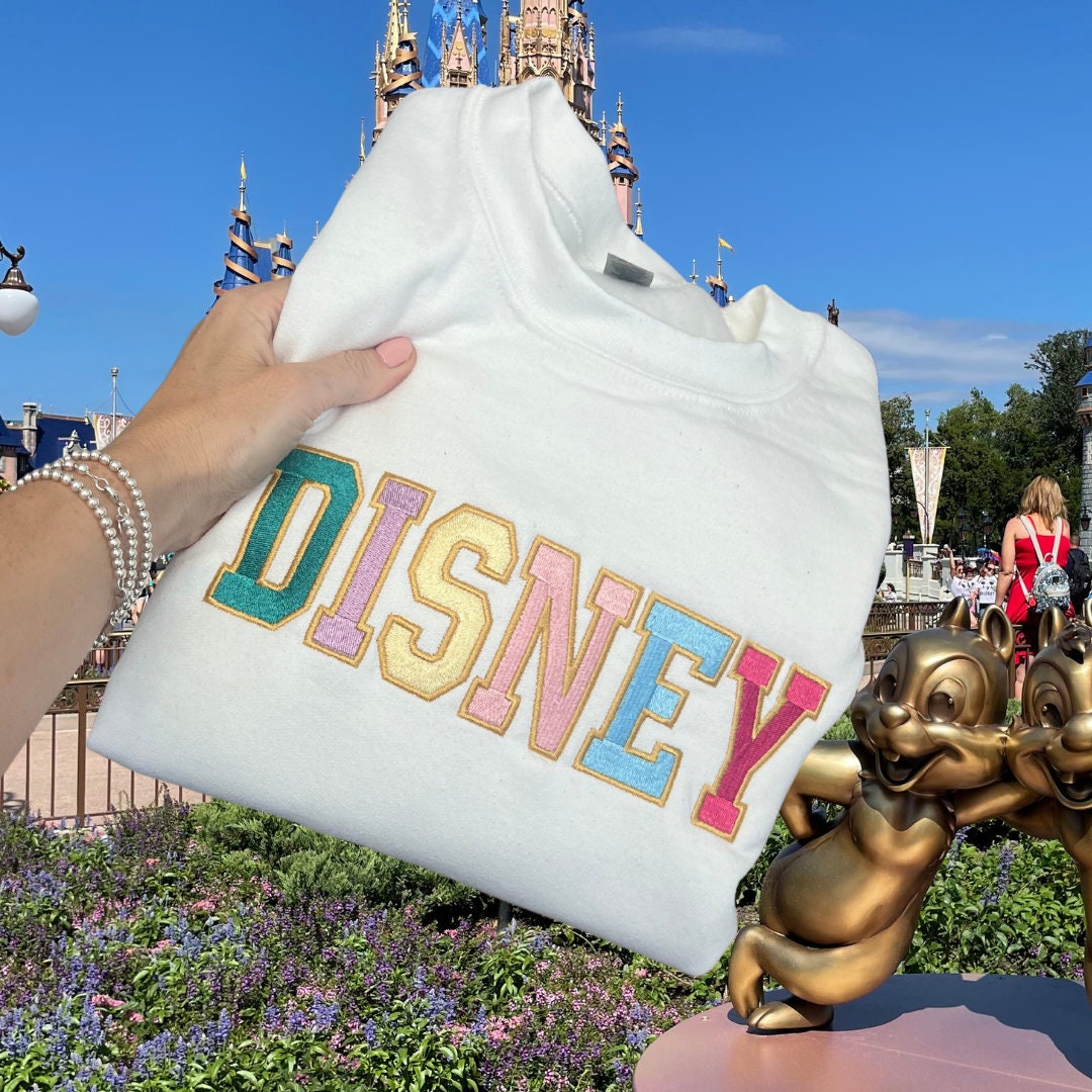 Disneyland Embroidered Sweater, Disneyland Sweatshirt, Disneyland Shirt ...