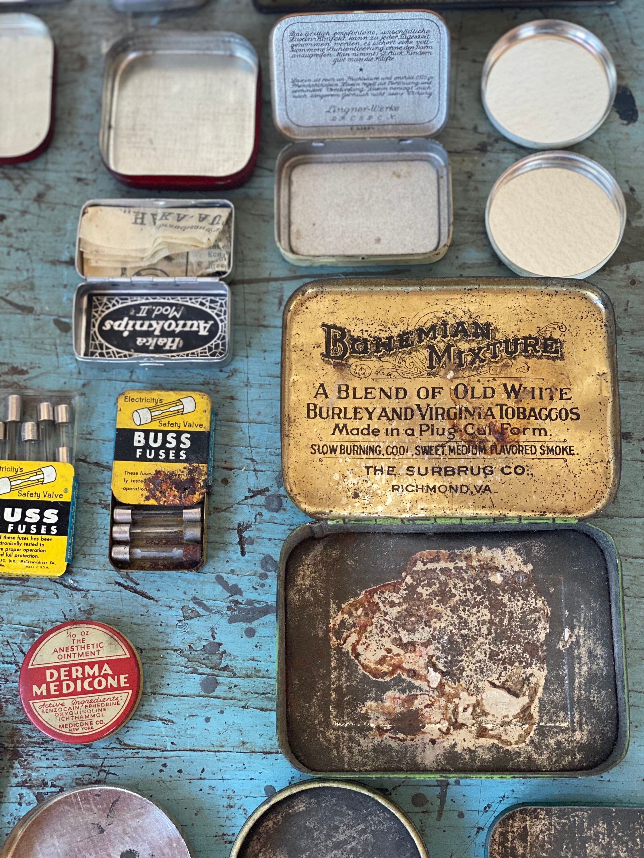 Vintage Advertising Tins Individually Typewriter Medical - Etsy