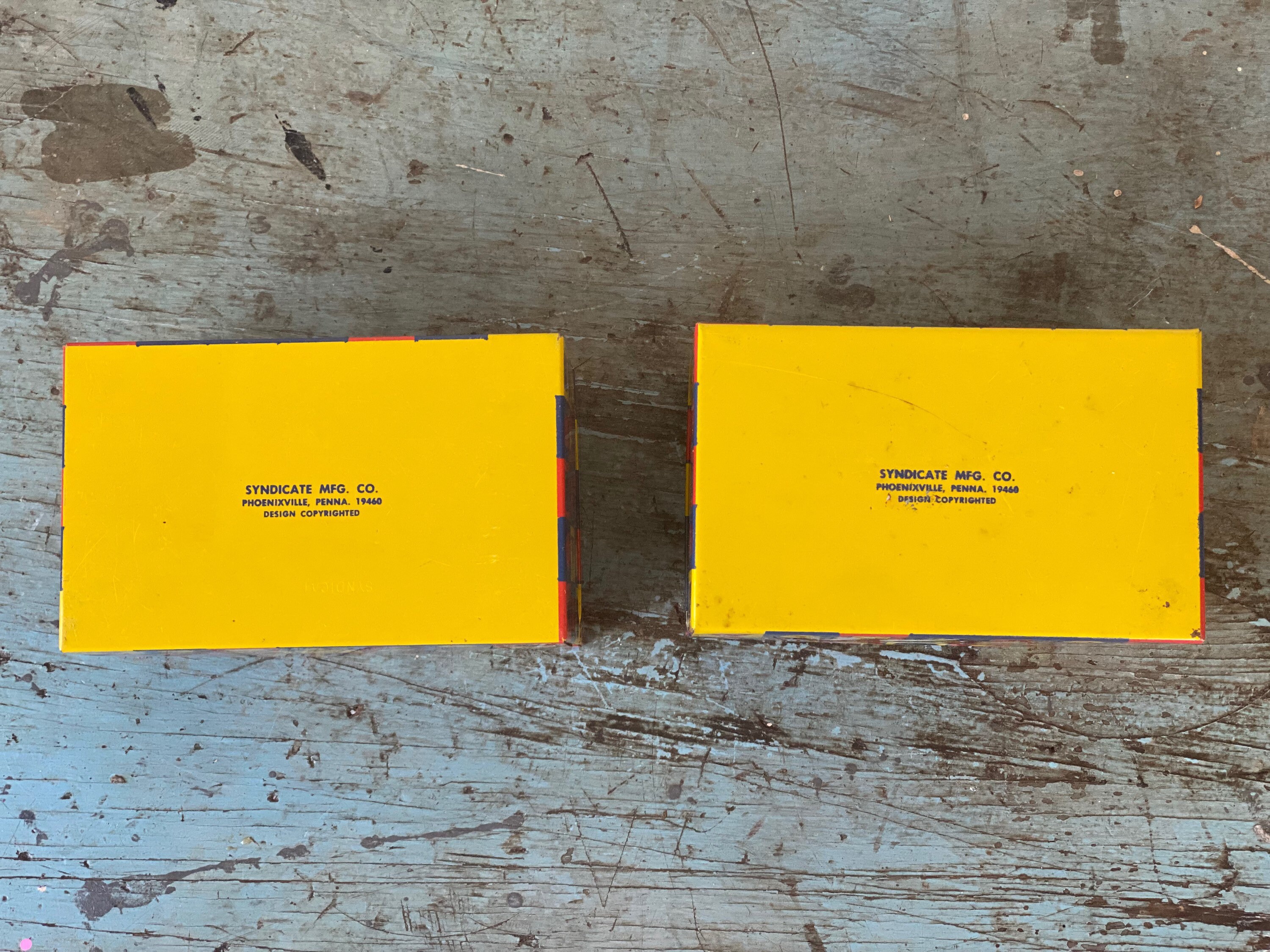 Pair Metal File Boxes in Geometric Shape Pattern Kitchen - Etsy