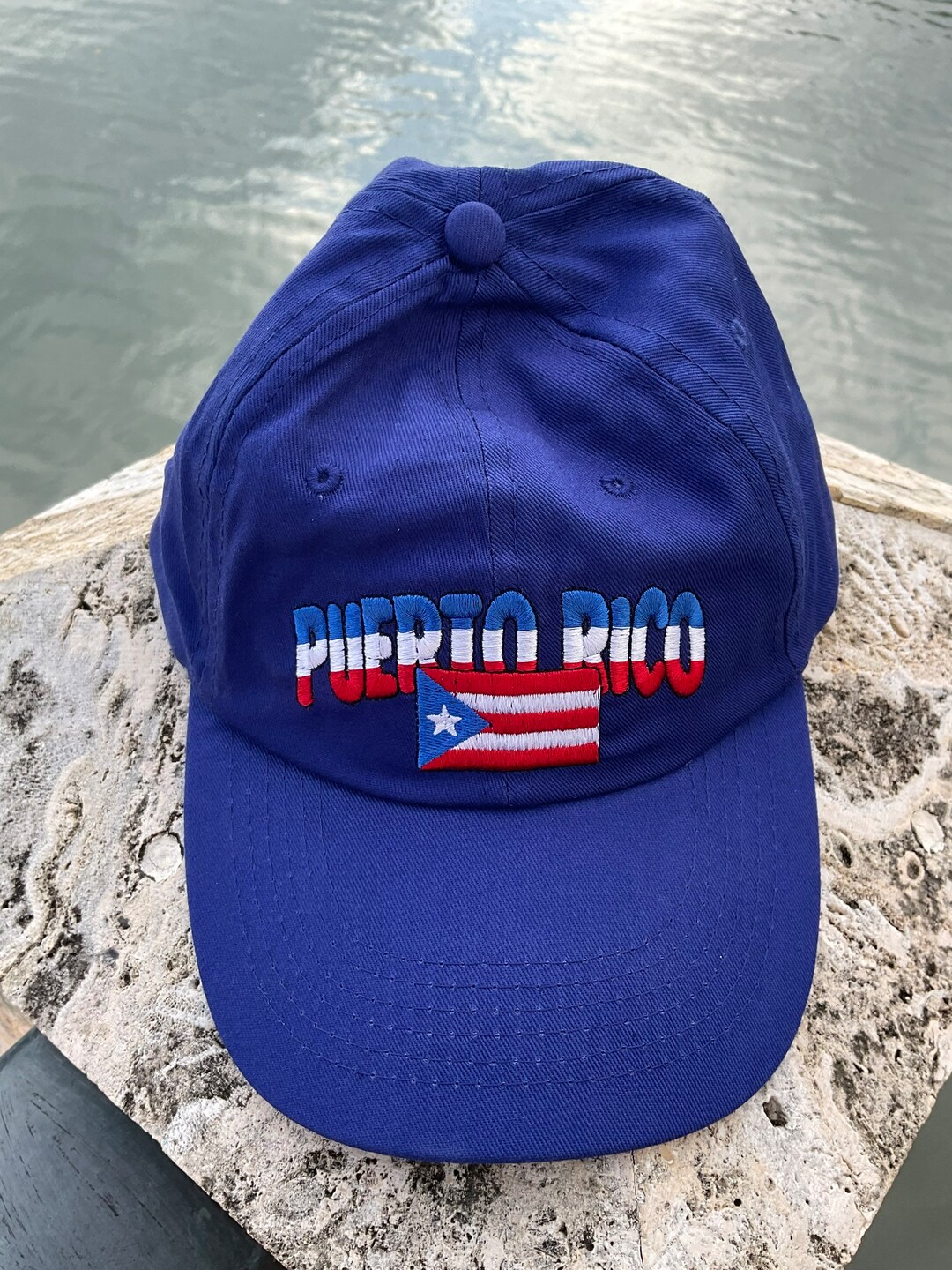 Puerto Rico Baseball Cap Unisex Blue - Etsy