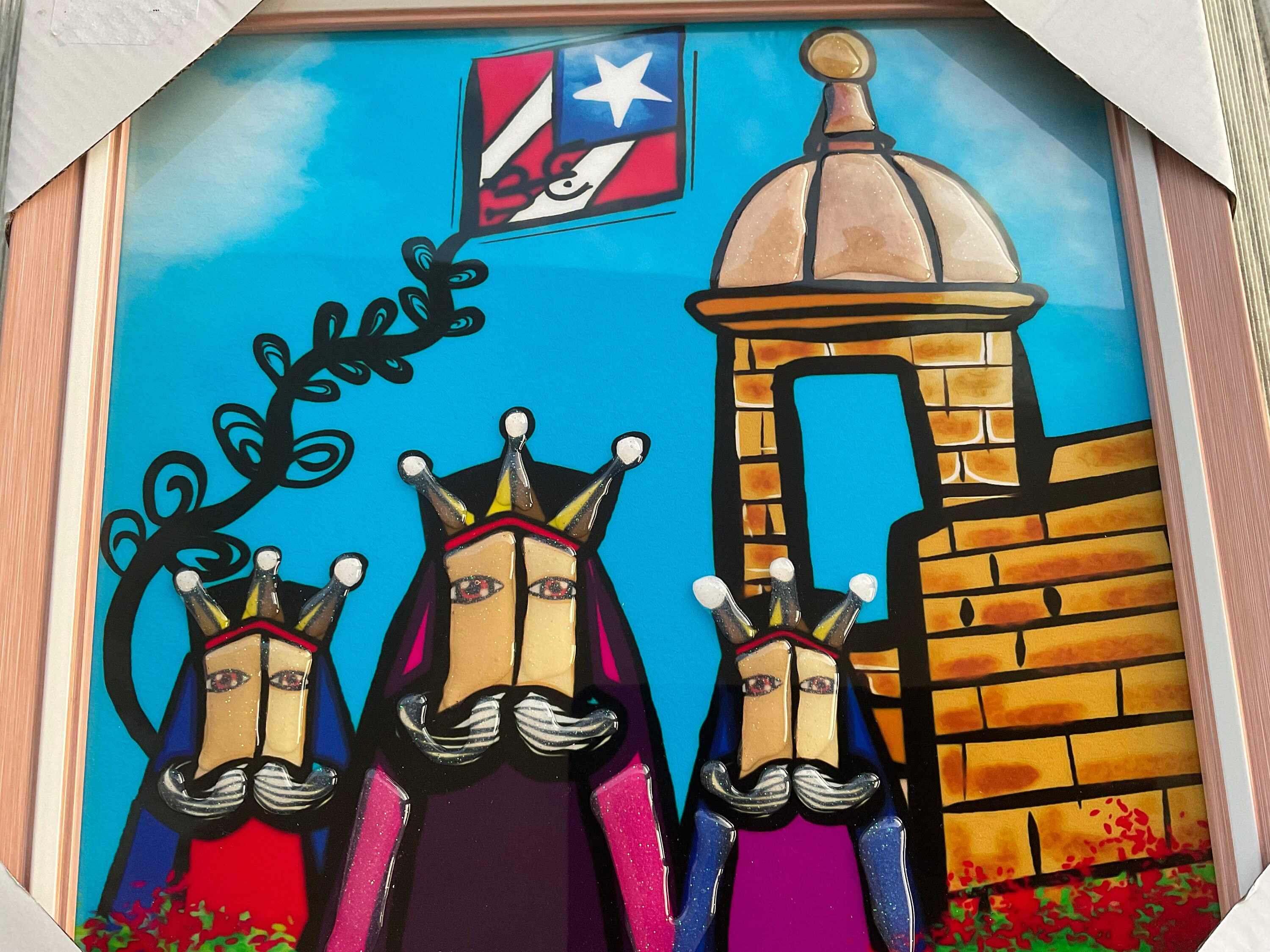 Puerto Rico Three Kings Wall Picture - Etsy