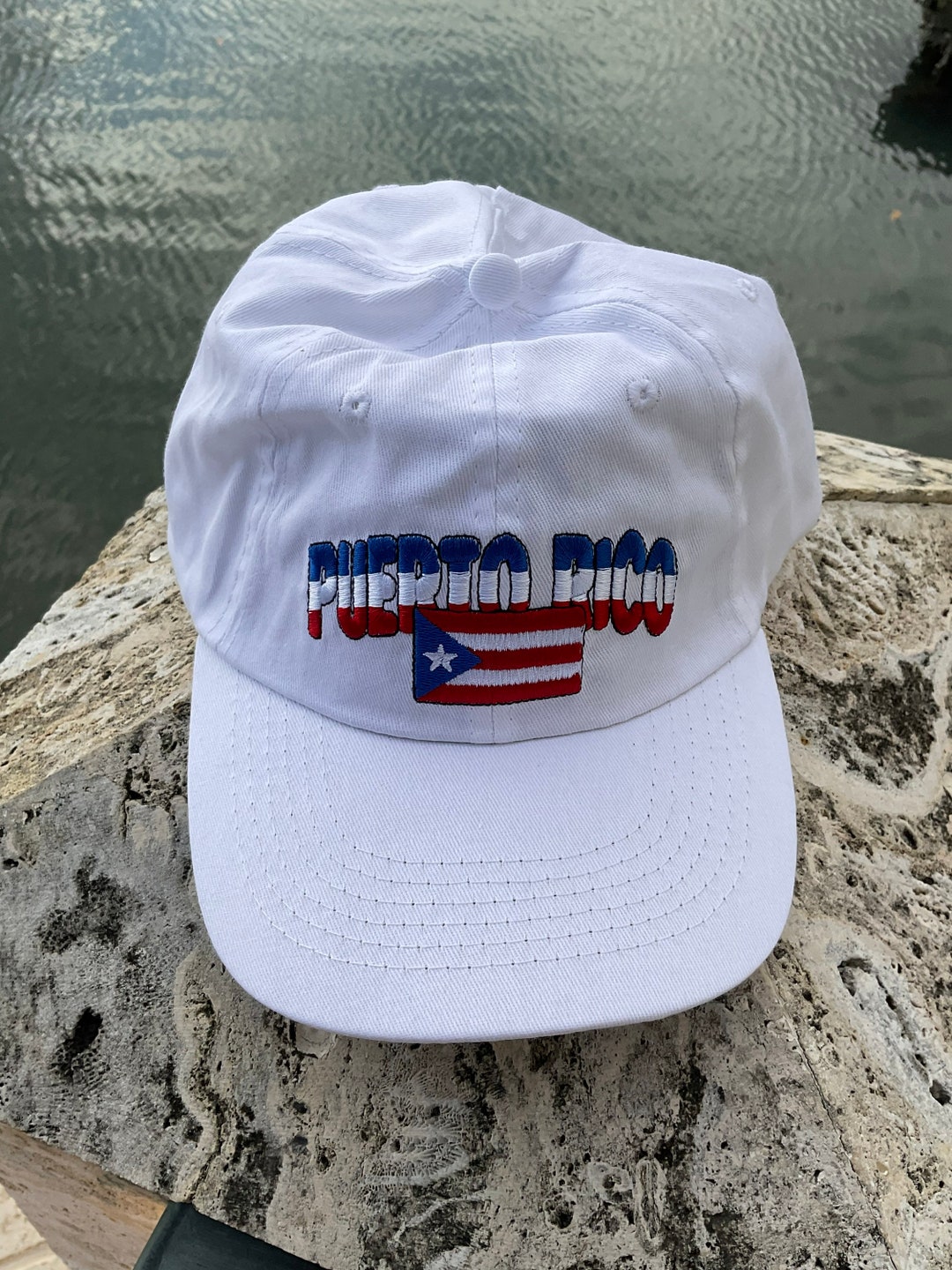 Puerto Rico Flag Baseball Cap Unisex White. - Etsy