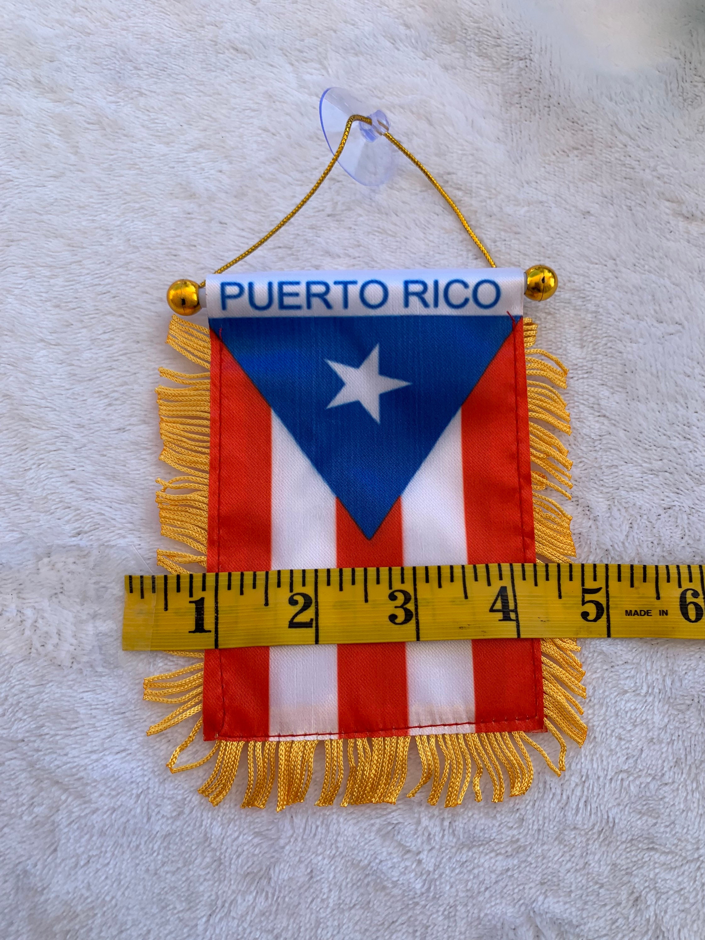Puerto Rico Mini Banners and Mini Plaque With Stand Set | Etsy