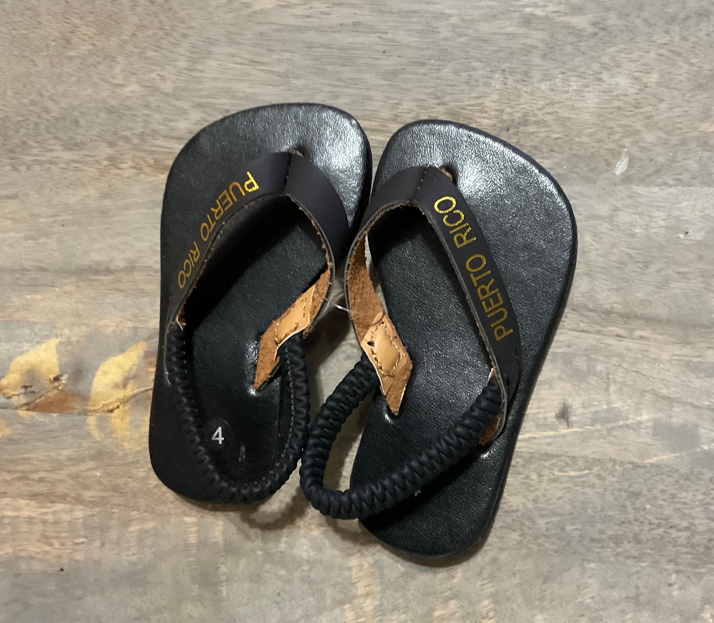 Sandalias Niña Puerto Rico Piel Sintética Chanclas - Etsy