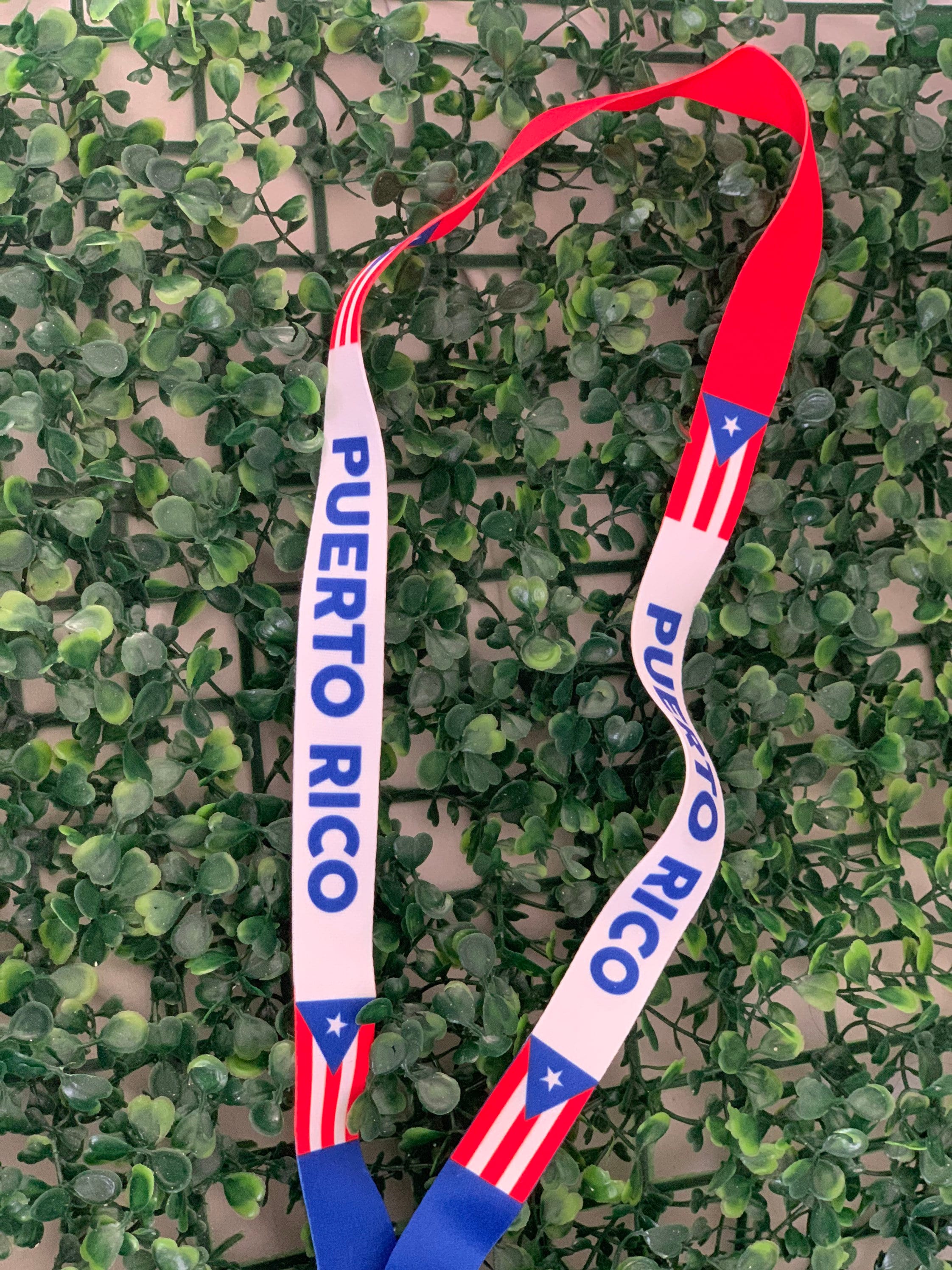 Puerto Rico Flag Reversible ID Pass Holder Lanyard W/clip - Etsy