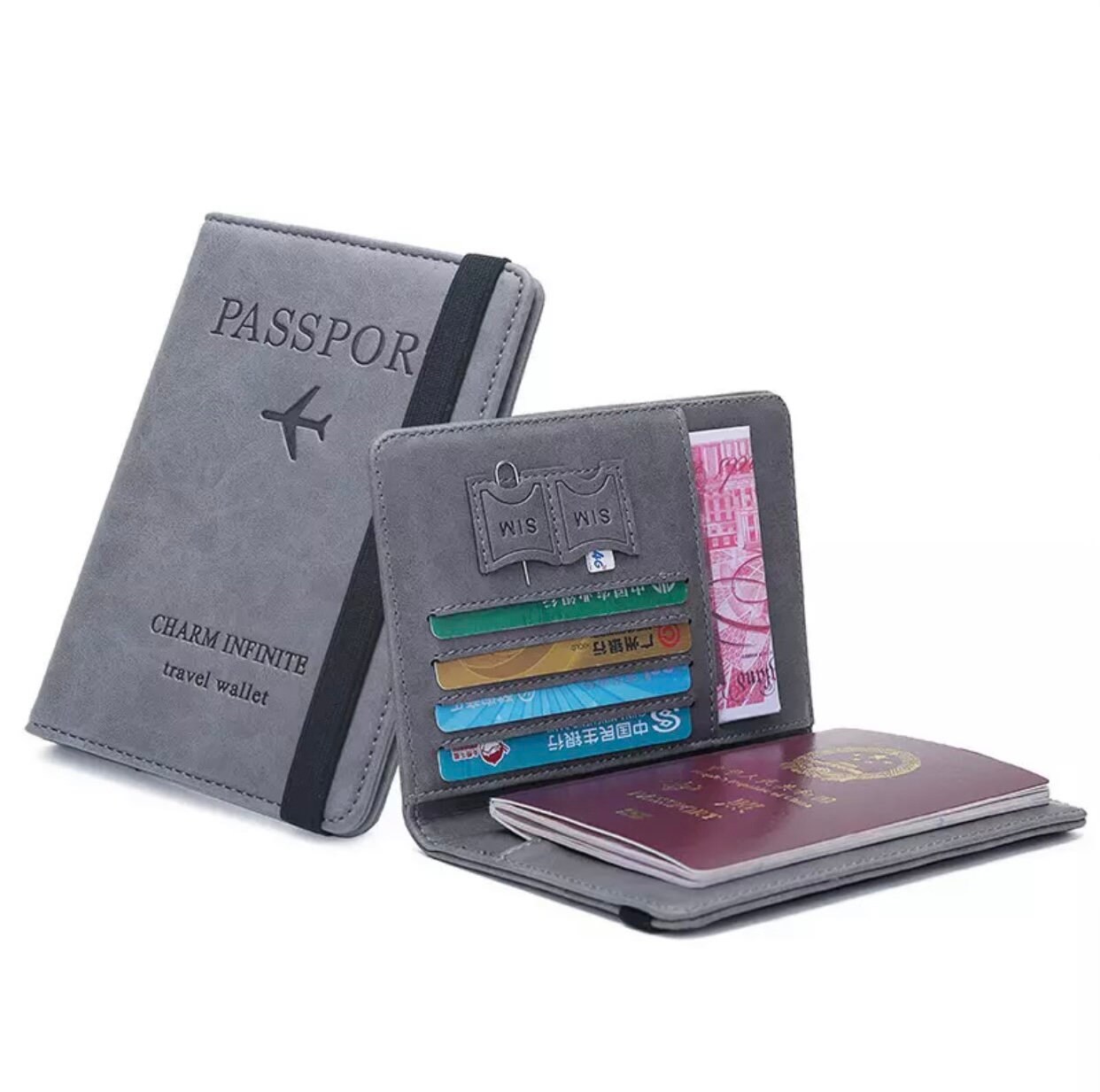 Passport card holder store