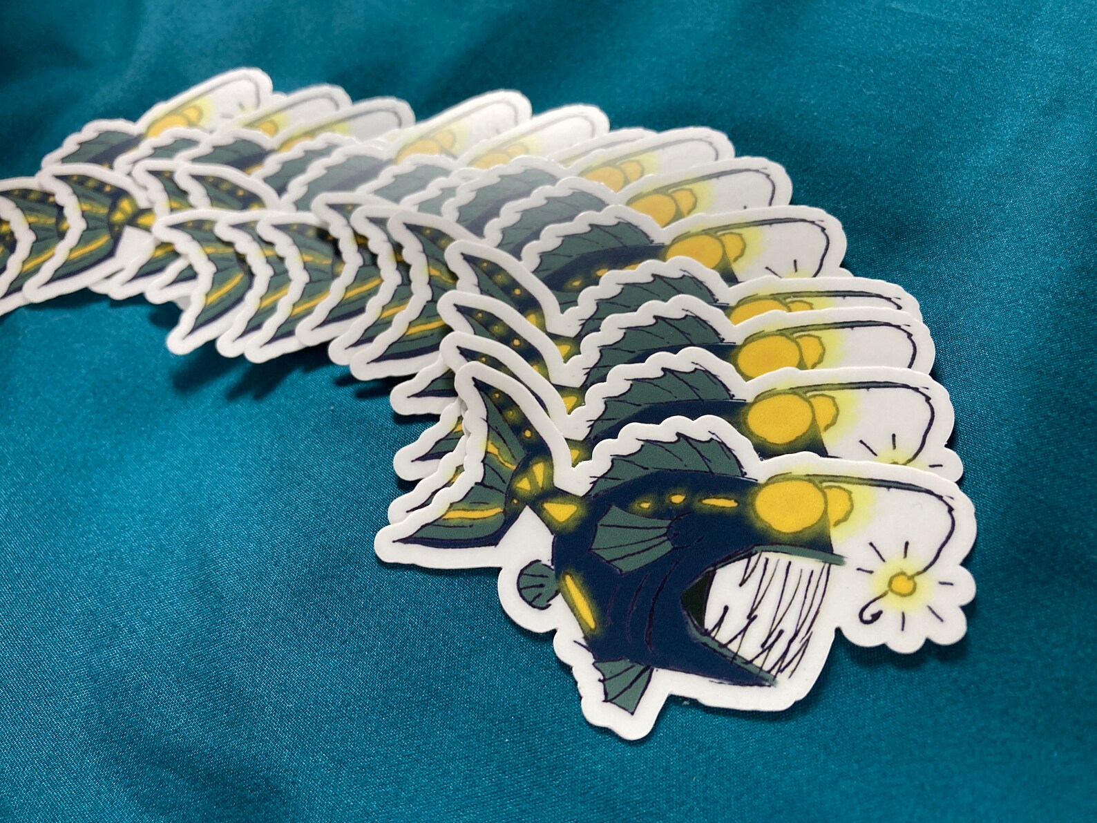 Angler Fish Sticker - Etsy