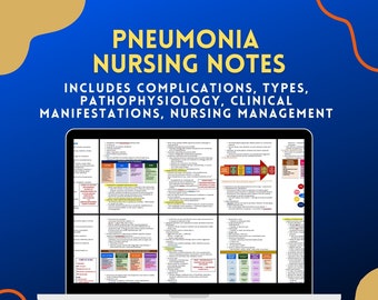 Pneumonia Nursing School Notes, Med Surg Pulmonary Basics, Pneumonia ...