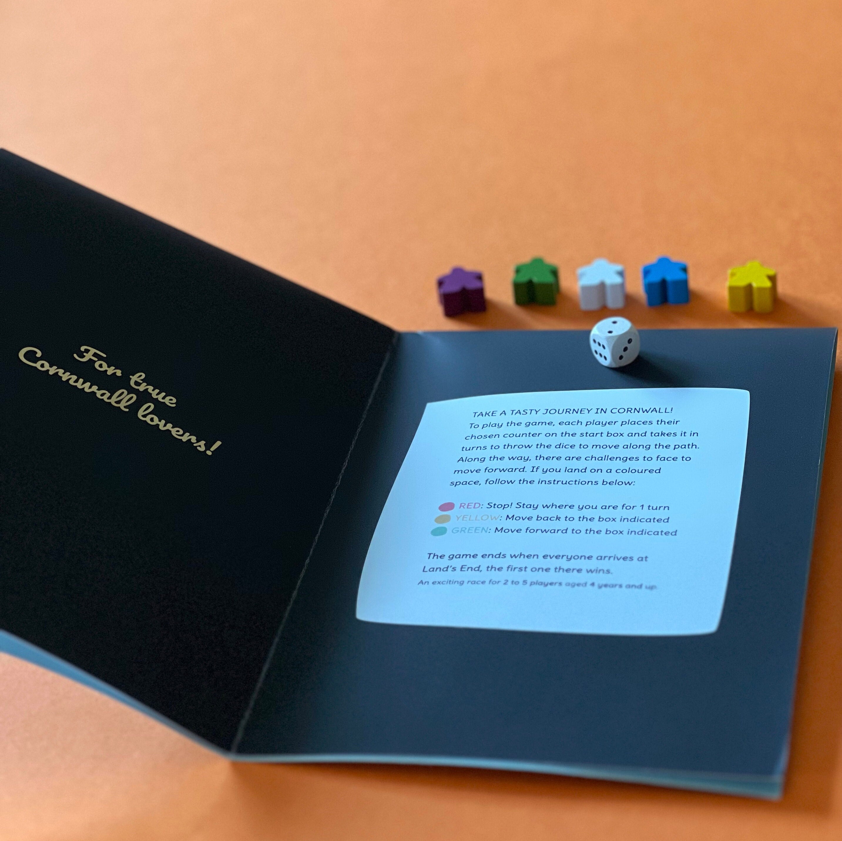 Cornwall Board Game Map Food Edition - Etsy UK