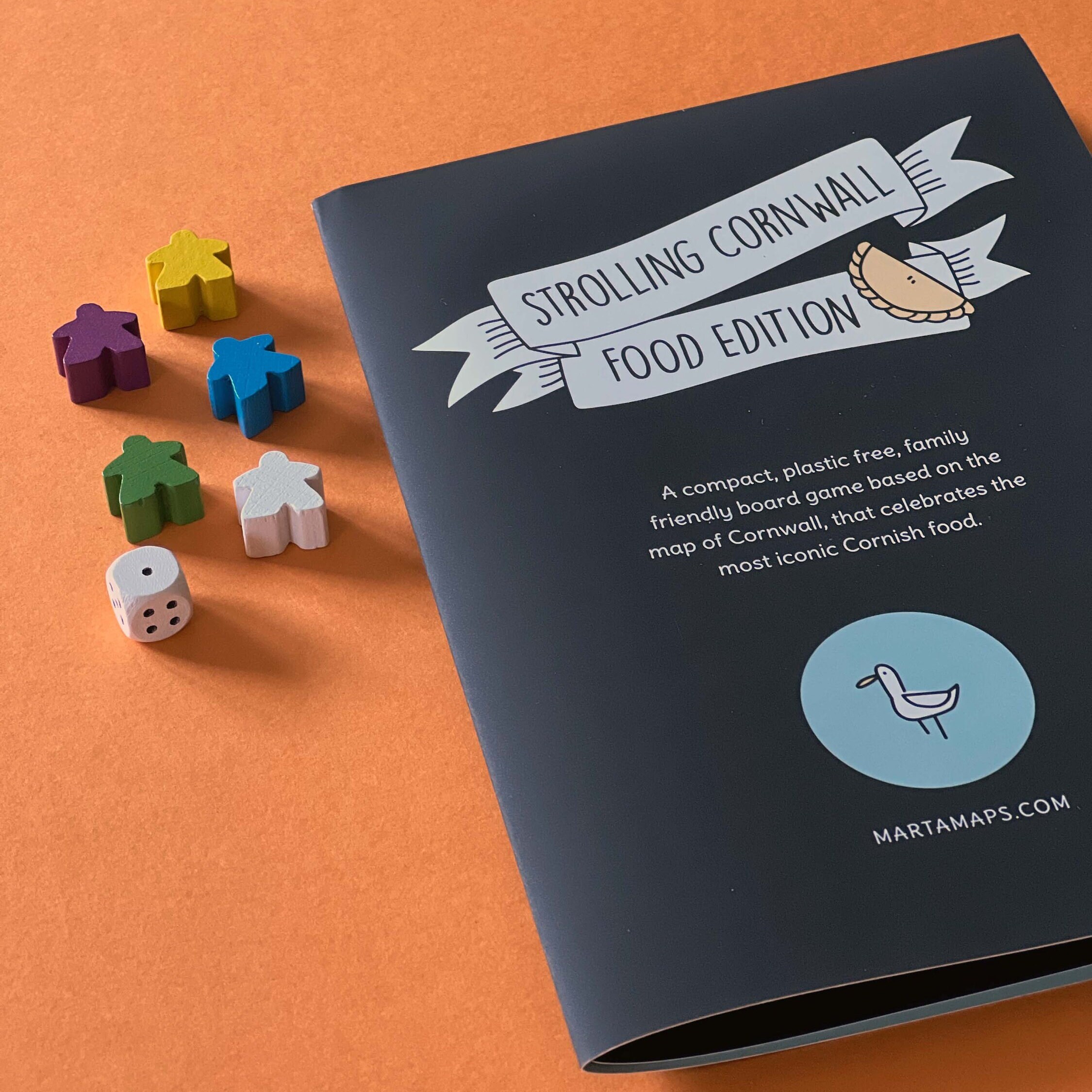 Cornwall Board Game Map Food Edition - Etsy UK