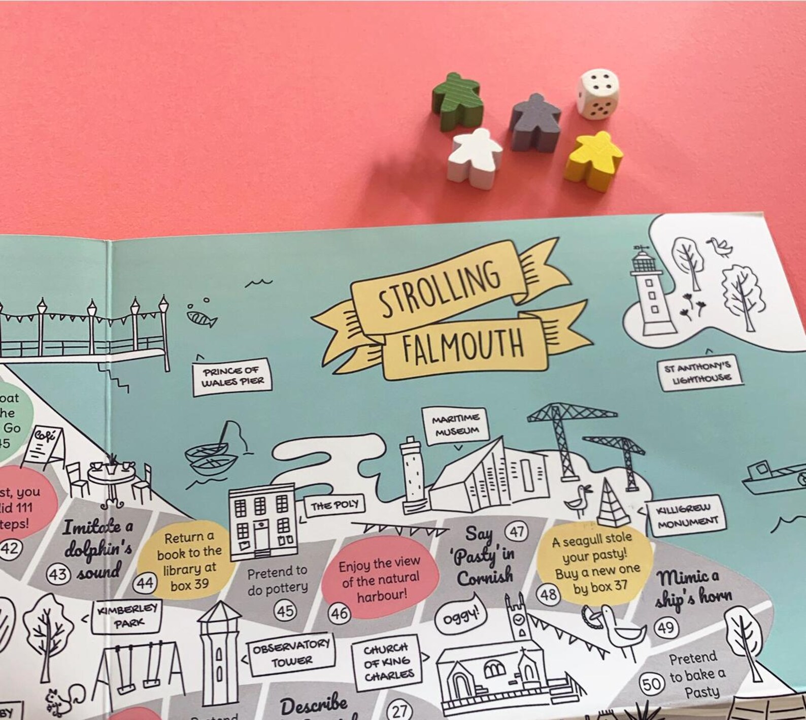 FALMOUTH Board Game Map - Etsy