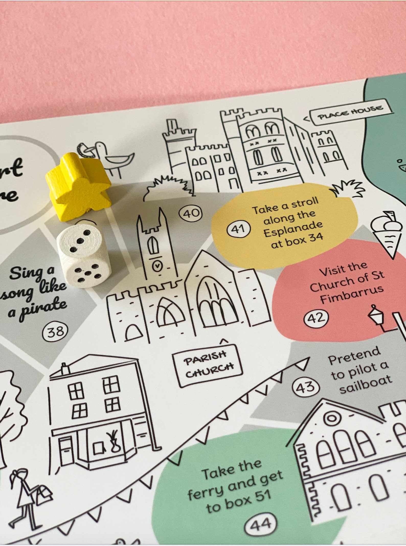 FOWEY Board Game Map - Etsy