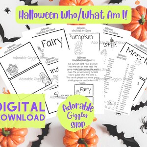 My Pet Monster Halloween Party Game/activity Packet Printable and ...