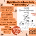 My Pet Monster Halloween Party Game/activity Packet Printable - Etsy