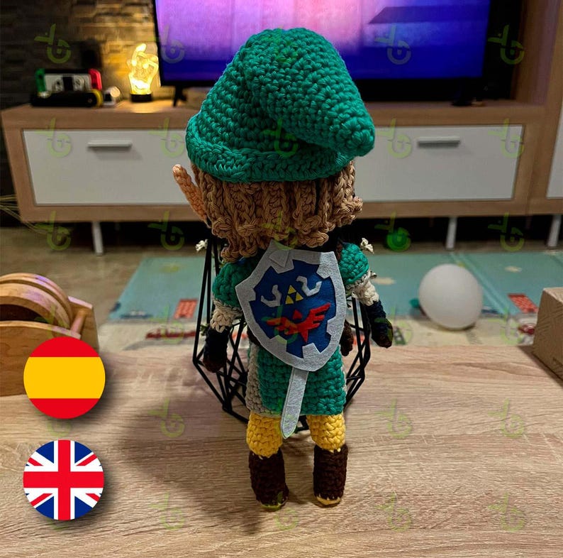 Link Zelda AMIGURUMI Crochet PATTERN - Etsy
