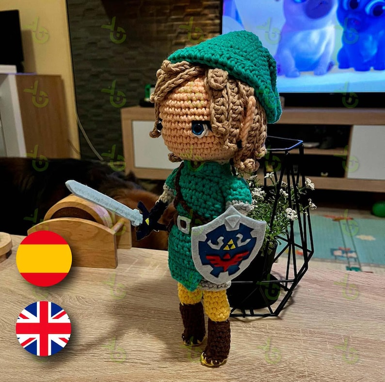 Link Zelda AMIGURUMI Crochet PATTERN - Etsy