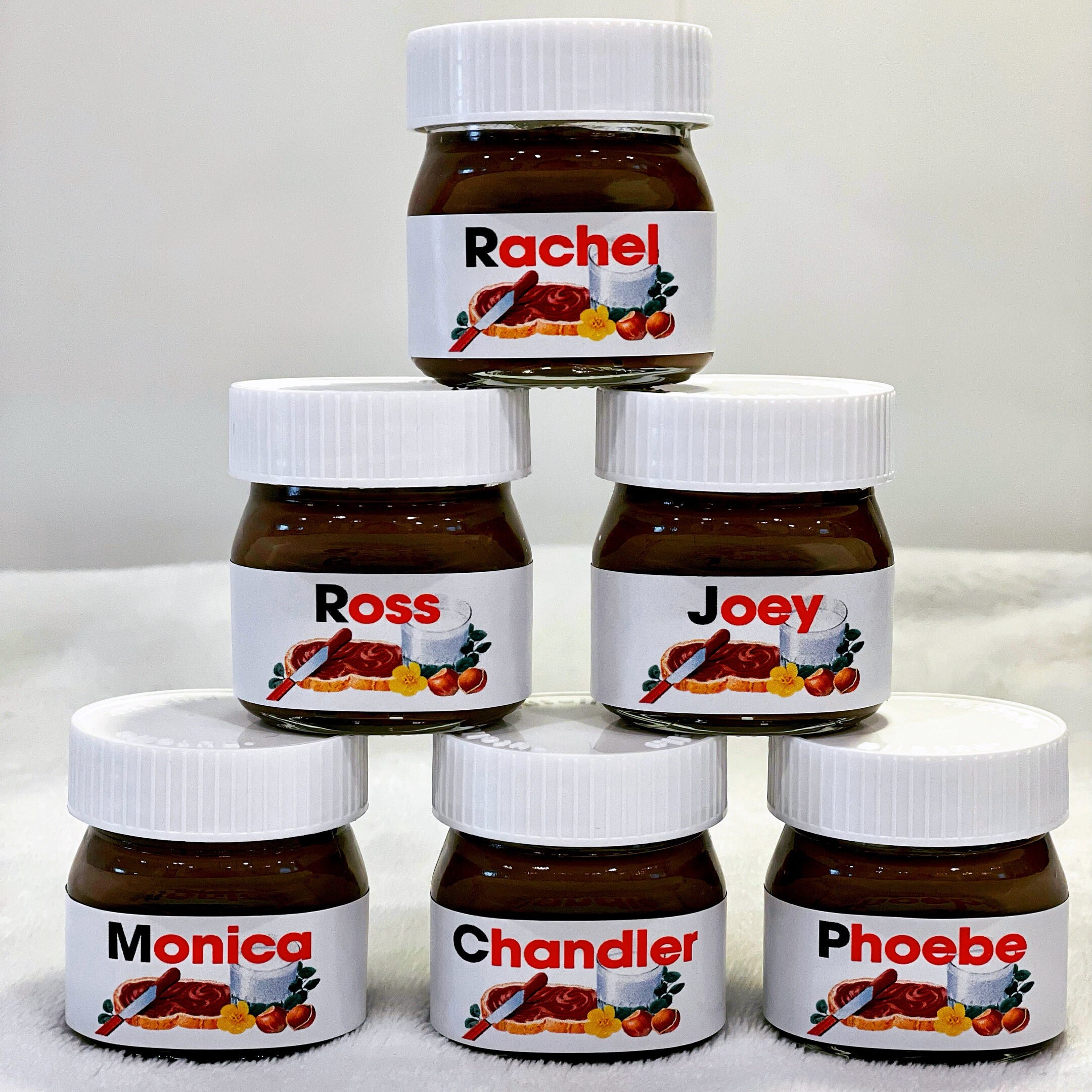 Personalized Mini Nutella Glass Jars Favors Unique Etsy Canada