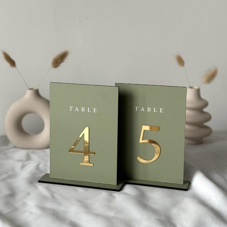 Numéro de table mariage, Numéros de table de mariage, Numéro de table ...
