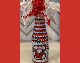 Custom/personalized Bedazzled Bottles. Bed Parties/college Dorm Decor ...