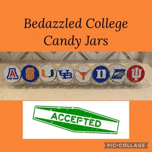 Bedazzled Candy Jars for Bed Party and Dorm Decor - Etsy