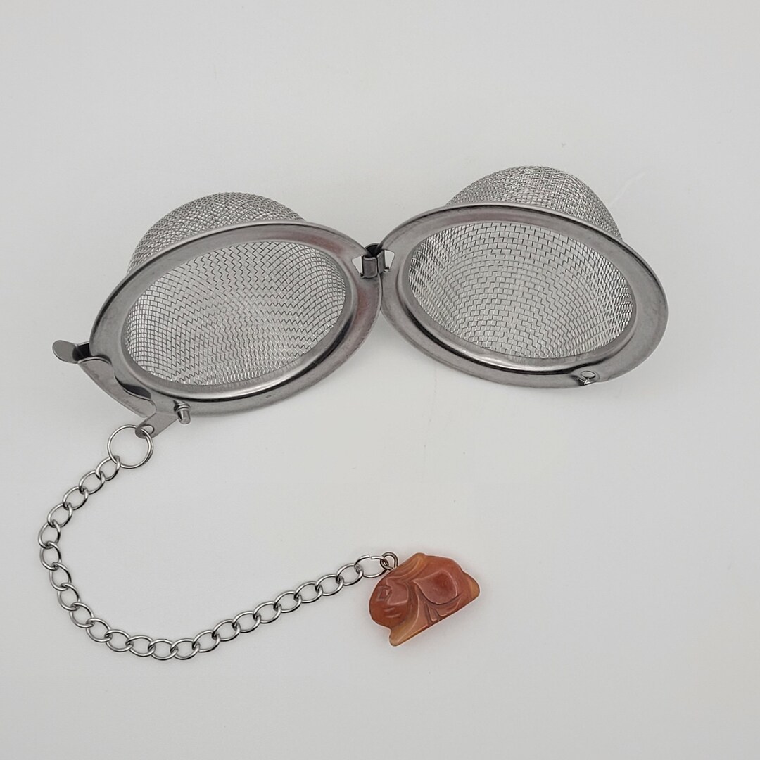 Red Aventurine Crystal Rabbit Tea Infuser Cage for Loose Leaf Tea - Etsy