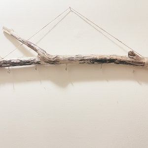 25 Natural Driftwood Hook Hanger Diy Hanging Wall Art, Wedding Decor ...