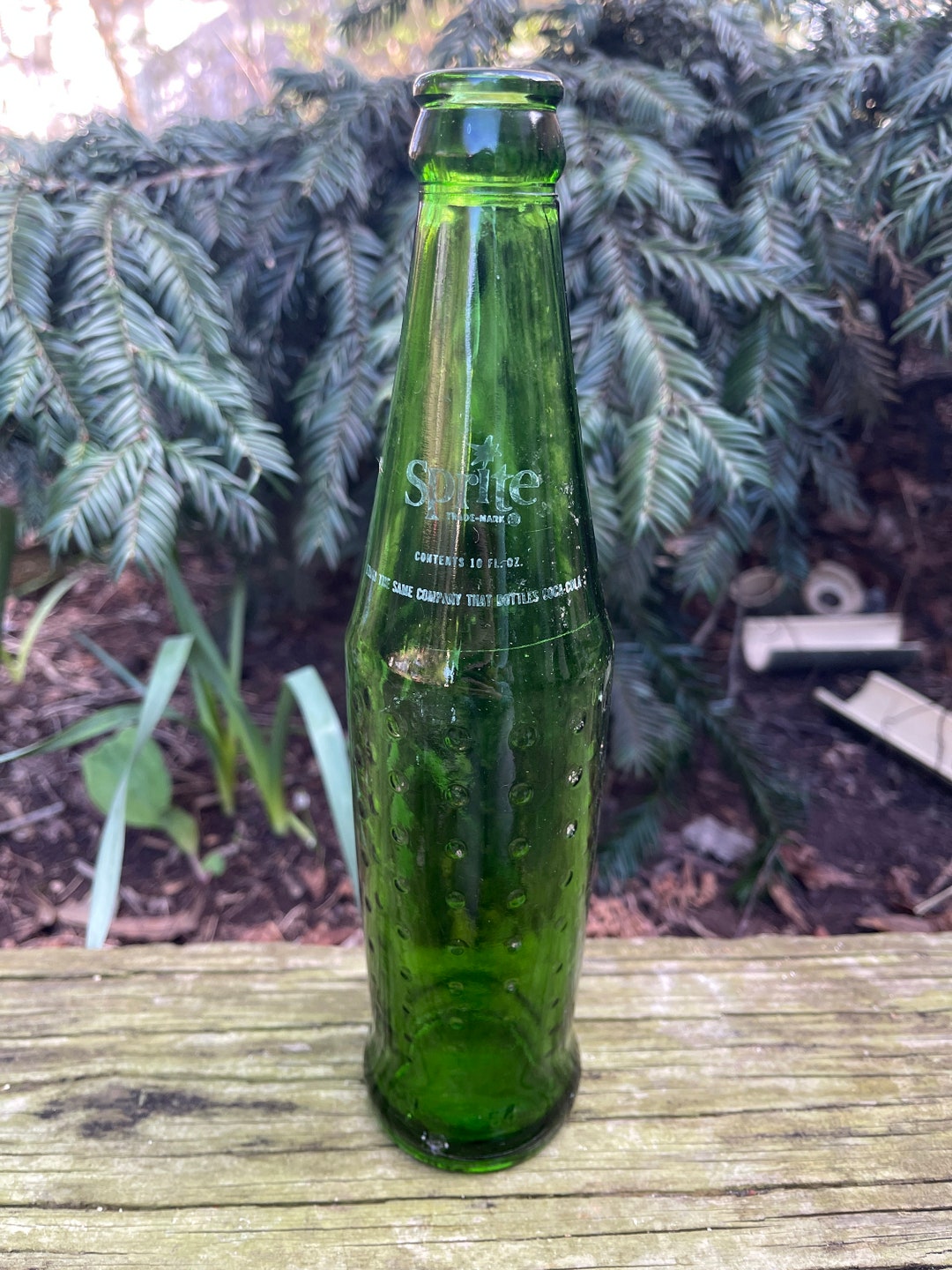 Vintage Green Sprite 50s 60s Era Soda Glass - Etsy