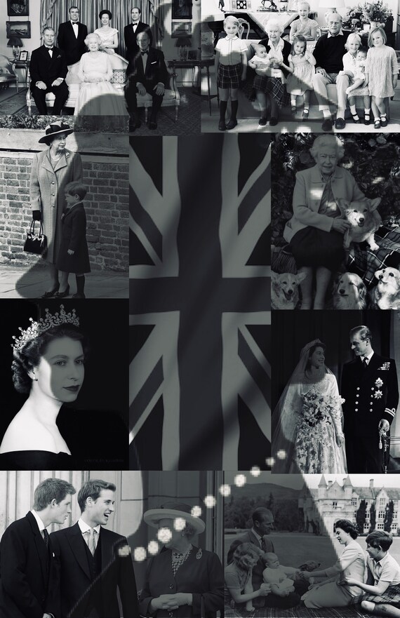 Queen Elizabeth II Digital Poster - Etsy