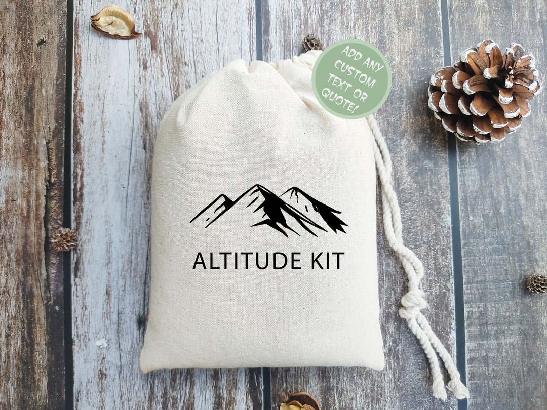 Custom Mountain Wedding Welcome Bag Altitude Kit for - Etsy