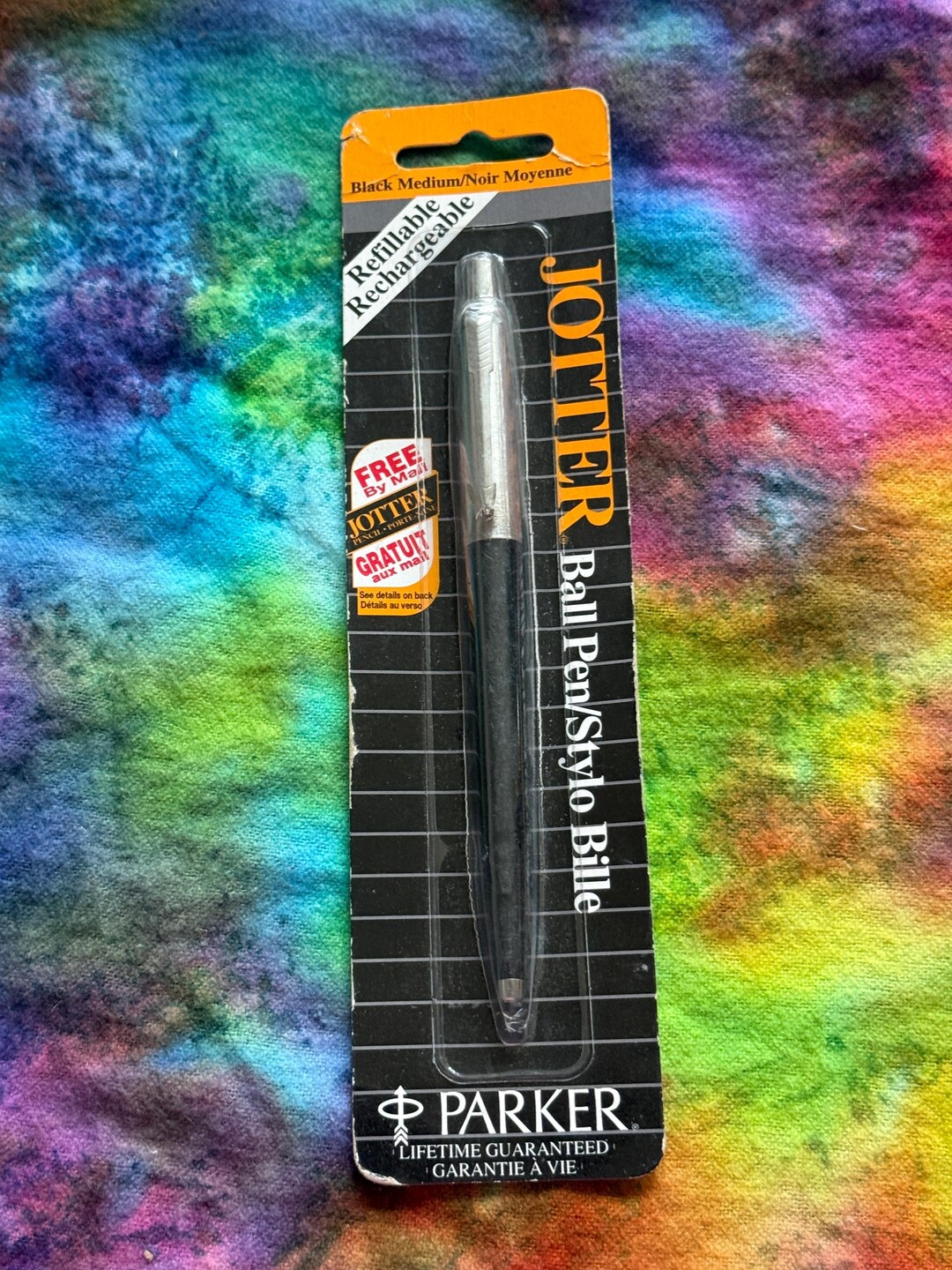 Vintage Deadstock Black 90s PARKER JOTTER Black Ink Ballpoint Pen Made ...