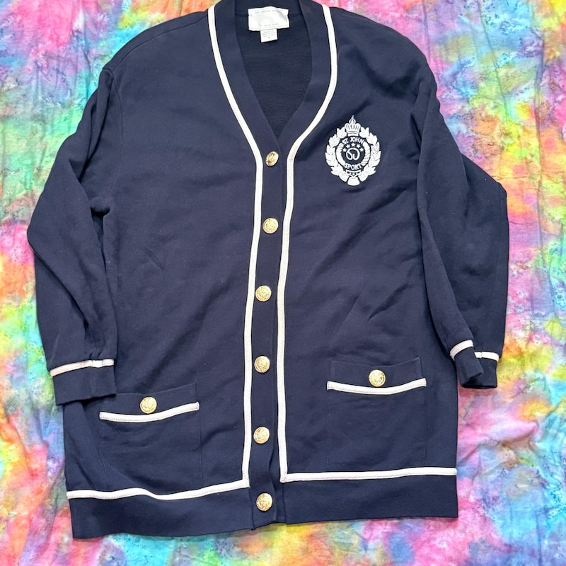 St John Gold Cardigan - Etsy