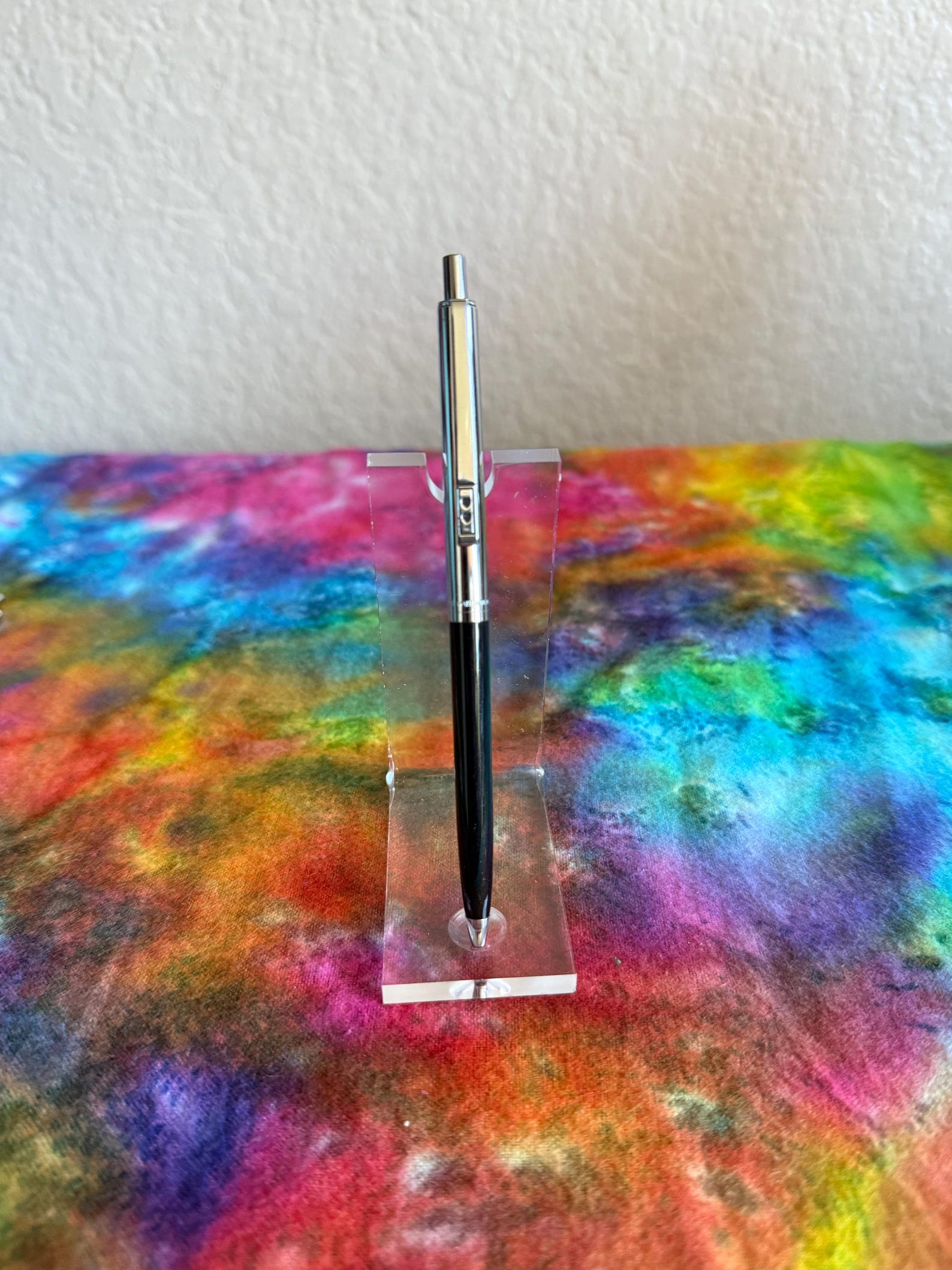 Vintage 90s BLACK Paper Mate Double Heart Profile Ball Pen Slim Grip ...