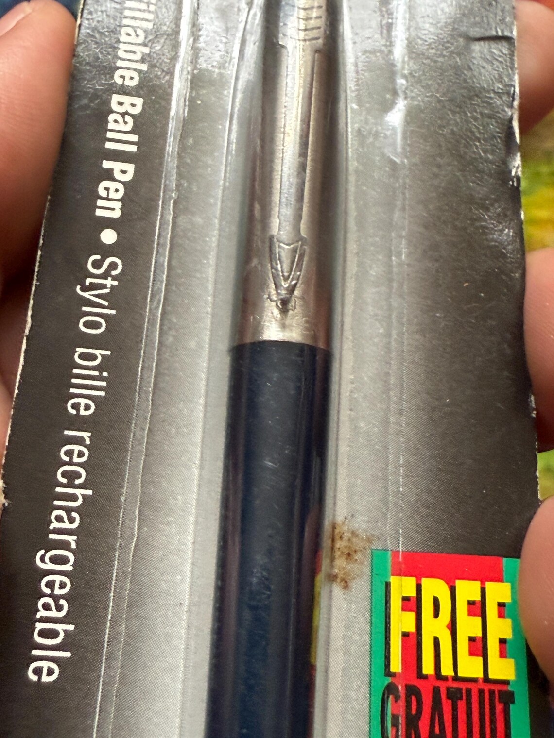 Vintage Deadstock Navy Blue 90s PARKER JOTTER Black Ink Ballpoint Pen ...