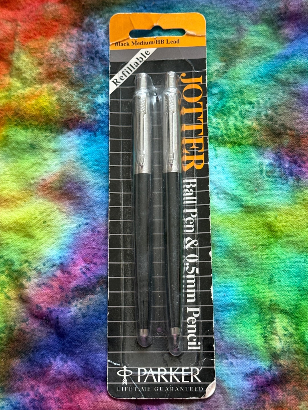 Vintage Deadstock 90s Black Ink Parker Jotter Ball Pen & Pencil BLACK ...