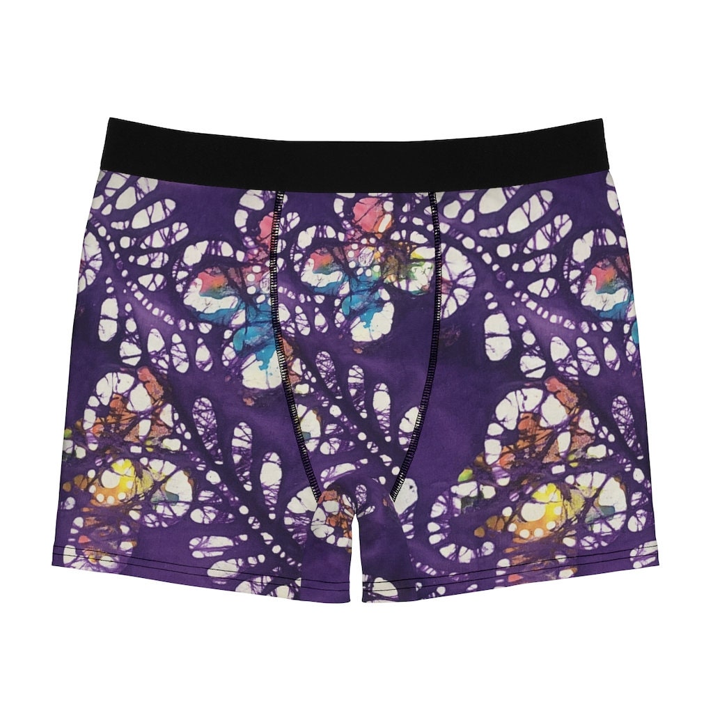 MEN BOXER BRIEFS Men Printed Boxer Polyester Underwear | Etsy