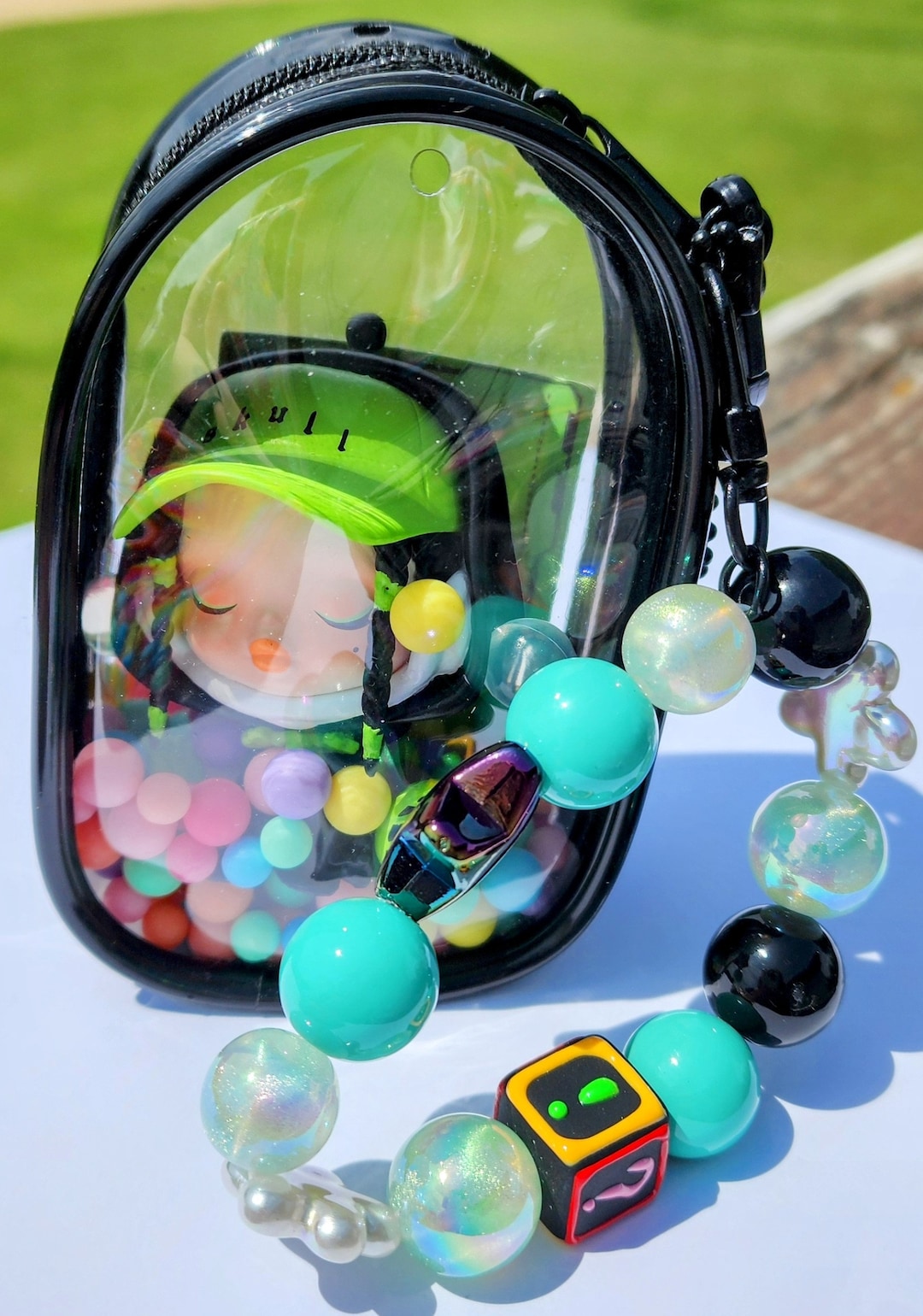 Cute Backpack Clip/display/ Skull Panda Traveler Decorative Clip for ...