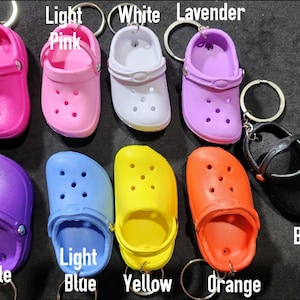 Mini Croc Shoe Key Chain - Etsy