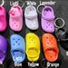 Mini Croc Shoe Key Chain - Etsy