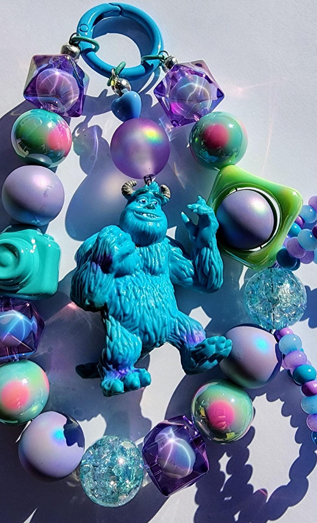 Large-cute MU Sully Phone Clip Key Chain Bag Chain Pastel Sunshine ...