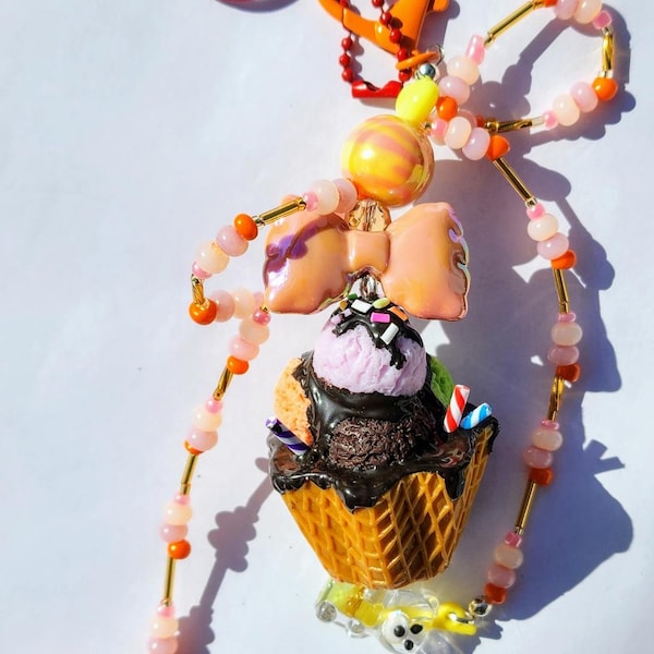 Icecream Drip Backpack - Etsy