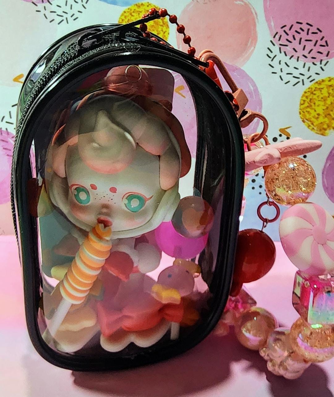 Cute Backpack Clip/display/ Skullpanda Candy Thief Decorative Clip for ...