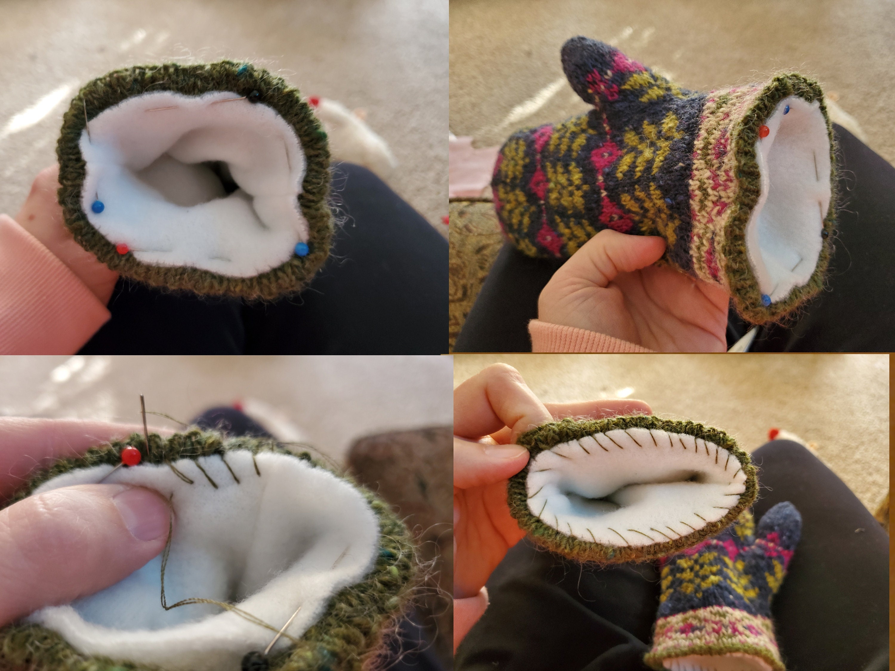 Medium Fleece Mitten Liners - Etsy