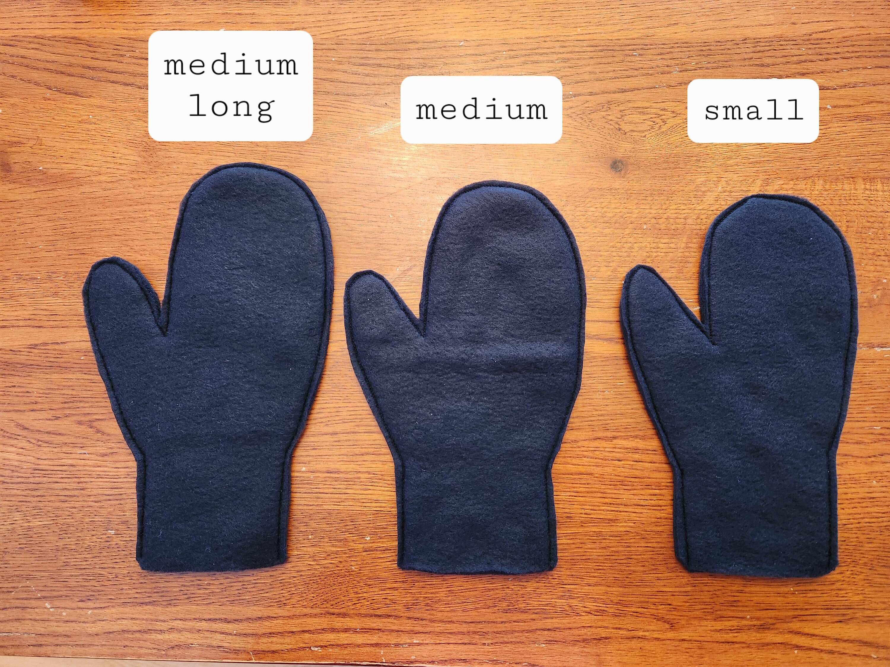 Medium Fleece Mitten Liners - Etsy