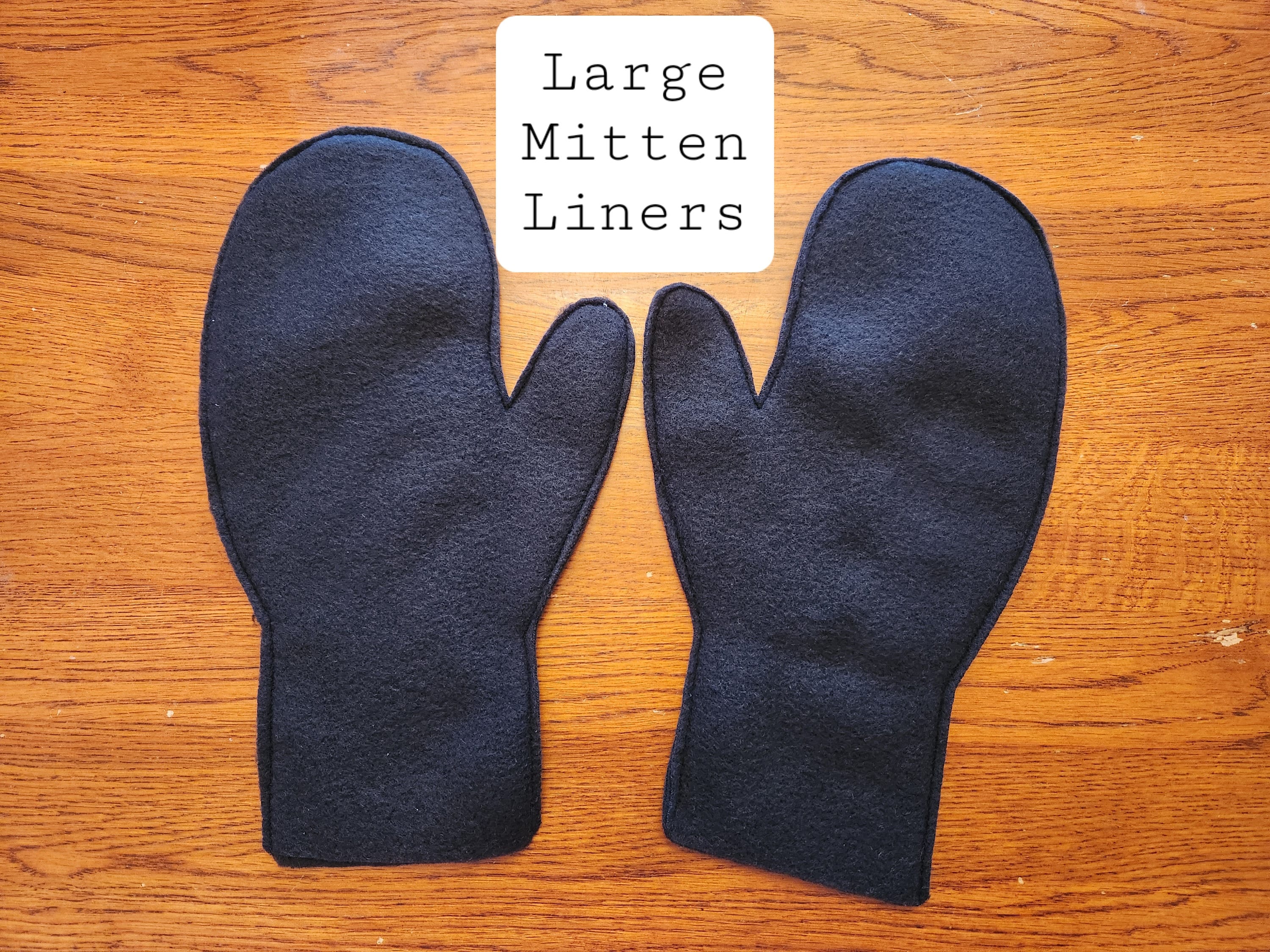 Large Fleece Mitten Liners - Etsy