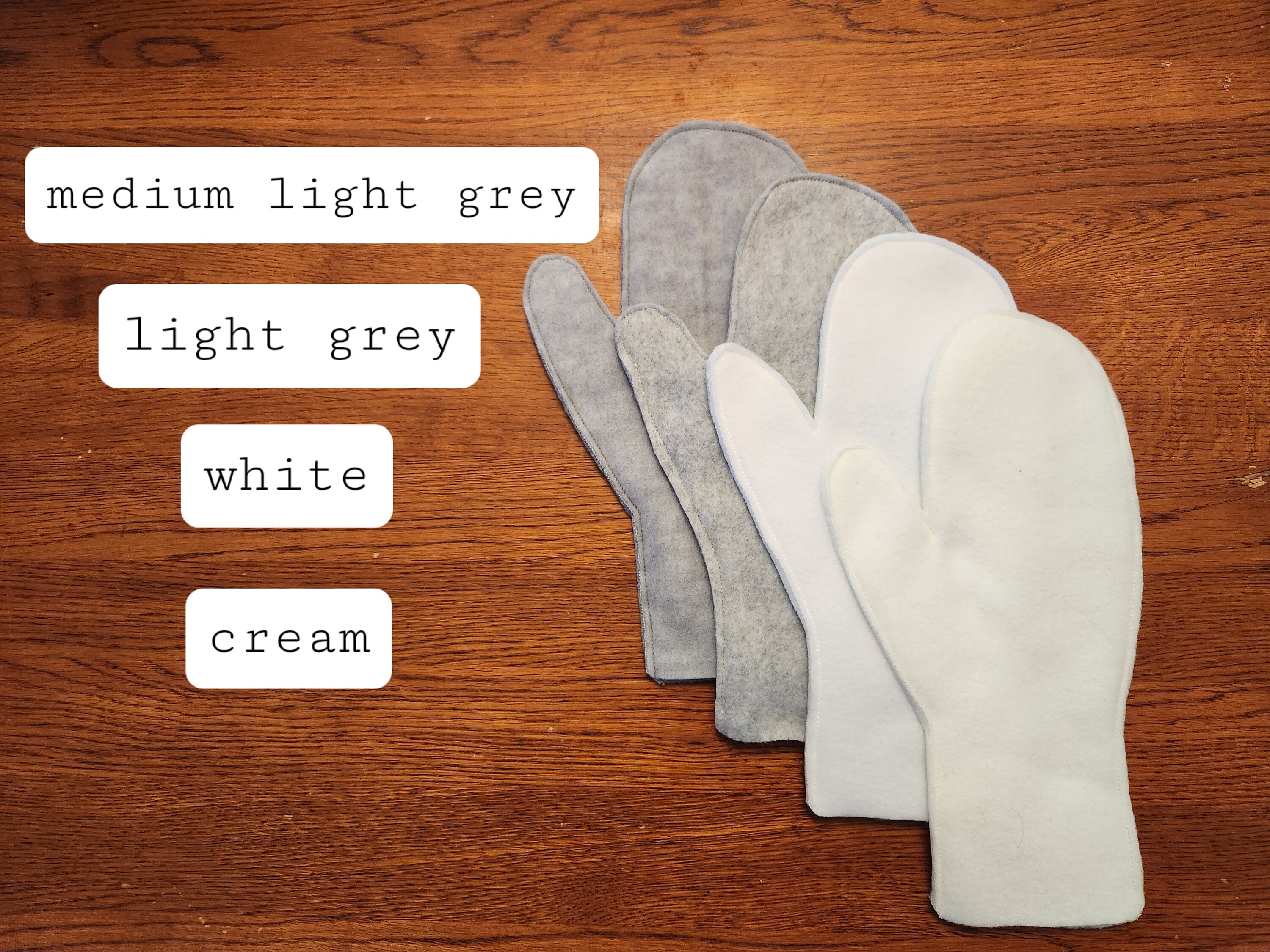 Medium Fleece Mitten Liners - Etsy